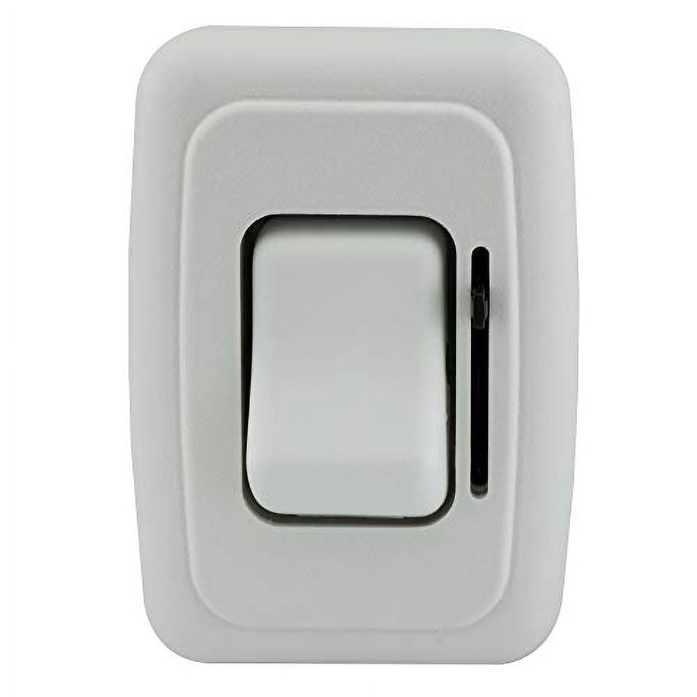 RecPro RV 12V DC Toggle Style Light Switch with High-Side Dimmer (White ...