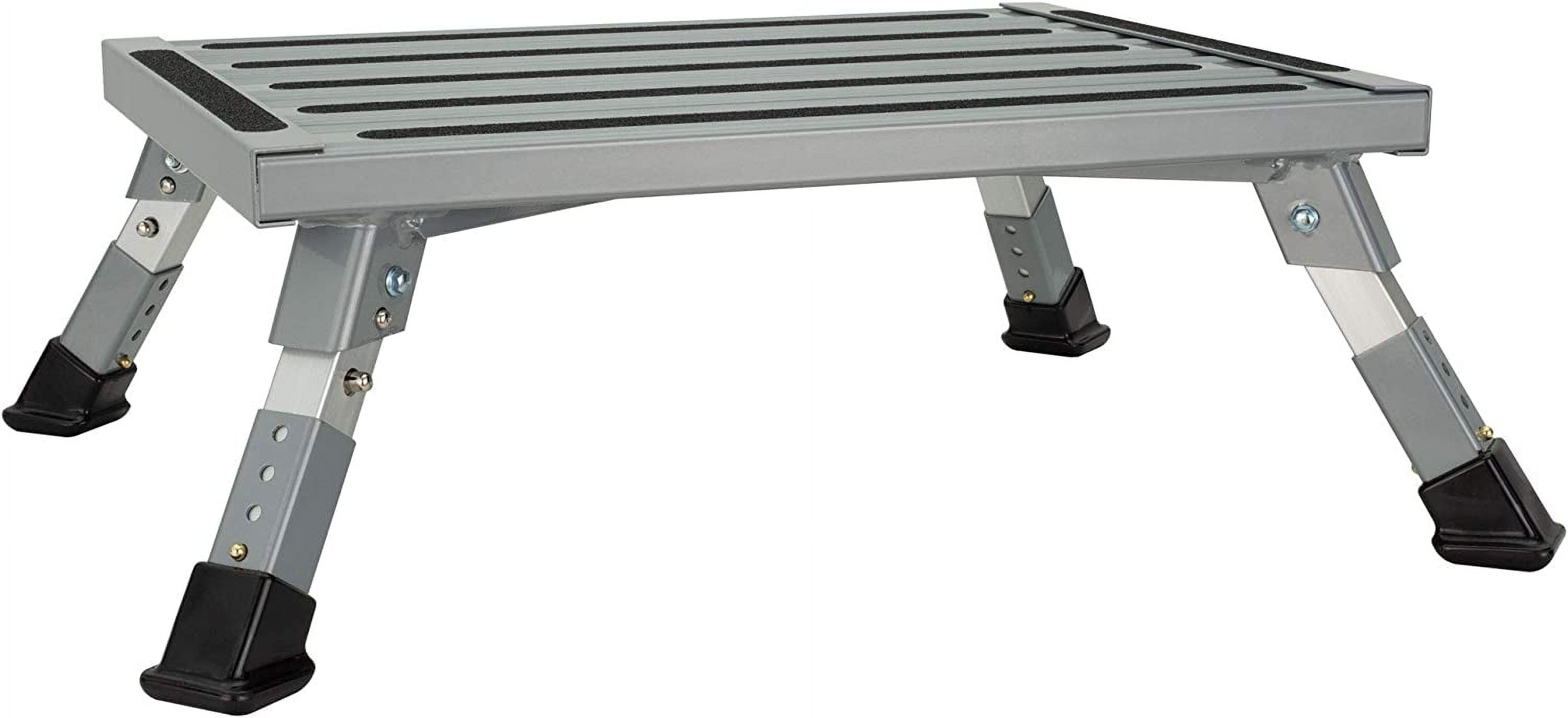 RecPro RV Aluminum Platform Step | RV Portable Step | Adjustable Height ...