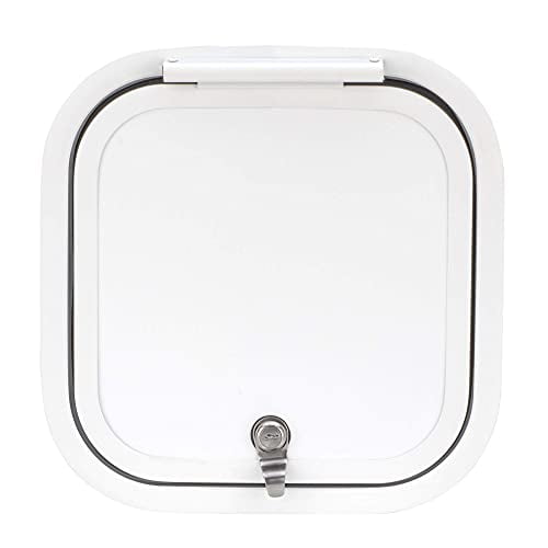 RecPro RV Baggage Door 12" Wide x 12" High with Rounded Corners for RVs ...