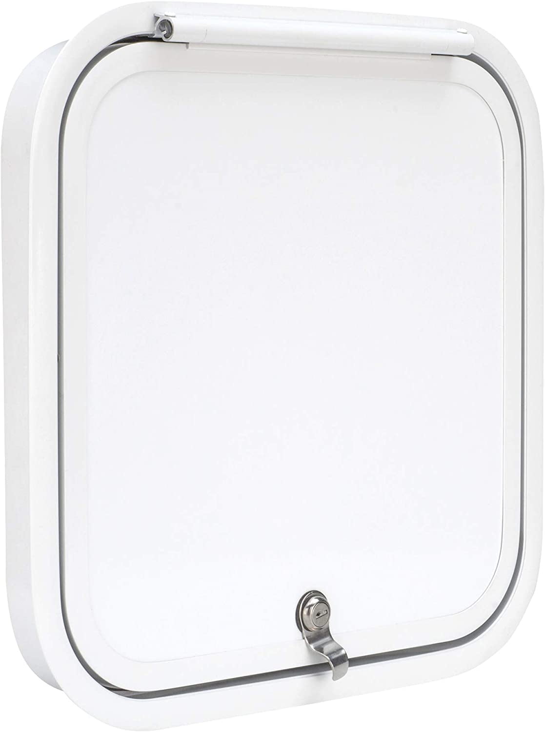 RecPro RV Baggage Door 16" Wide x 16" High with Rounded Corners for RVs ...