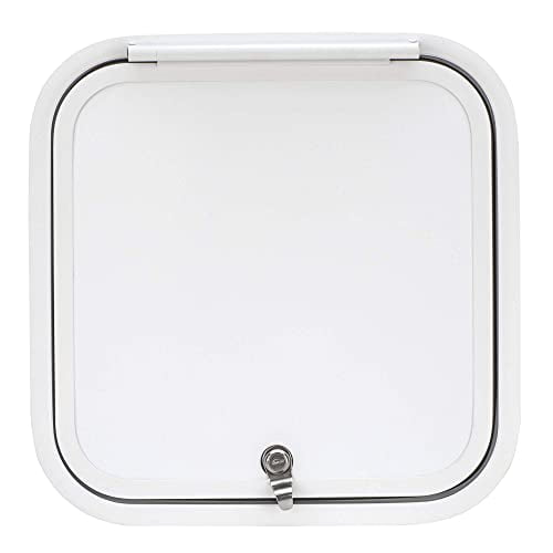 RecPro RV Baggage Door 16" Wide x 16" High with Rounded Corners for RVs ...