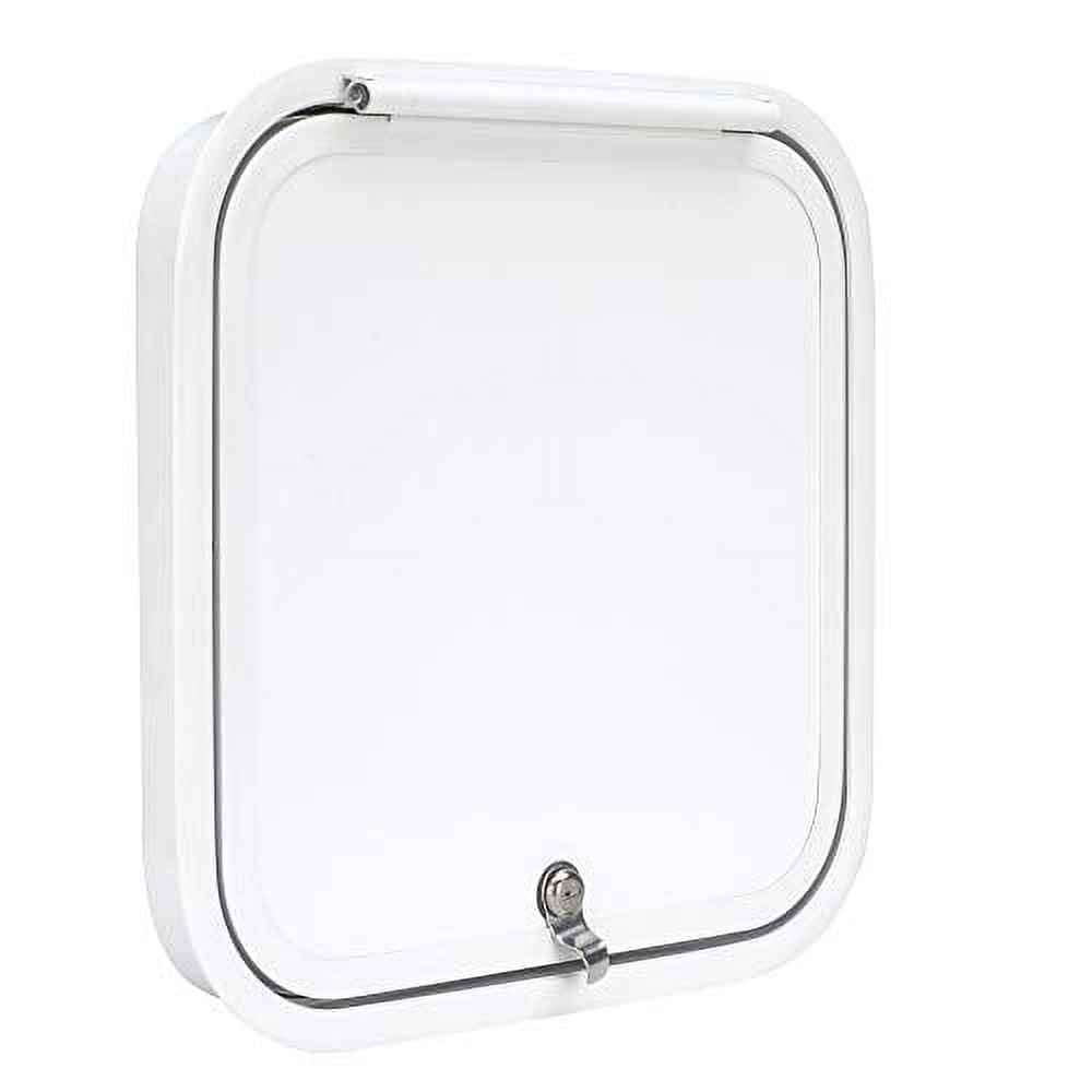 RecPro RV Baggage Door 16" Wide x 16" High with Rounded Corners for RVs ...