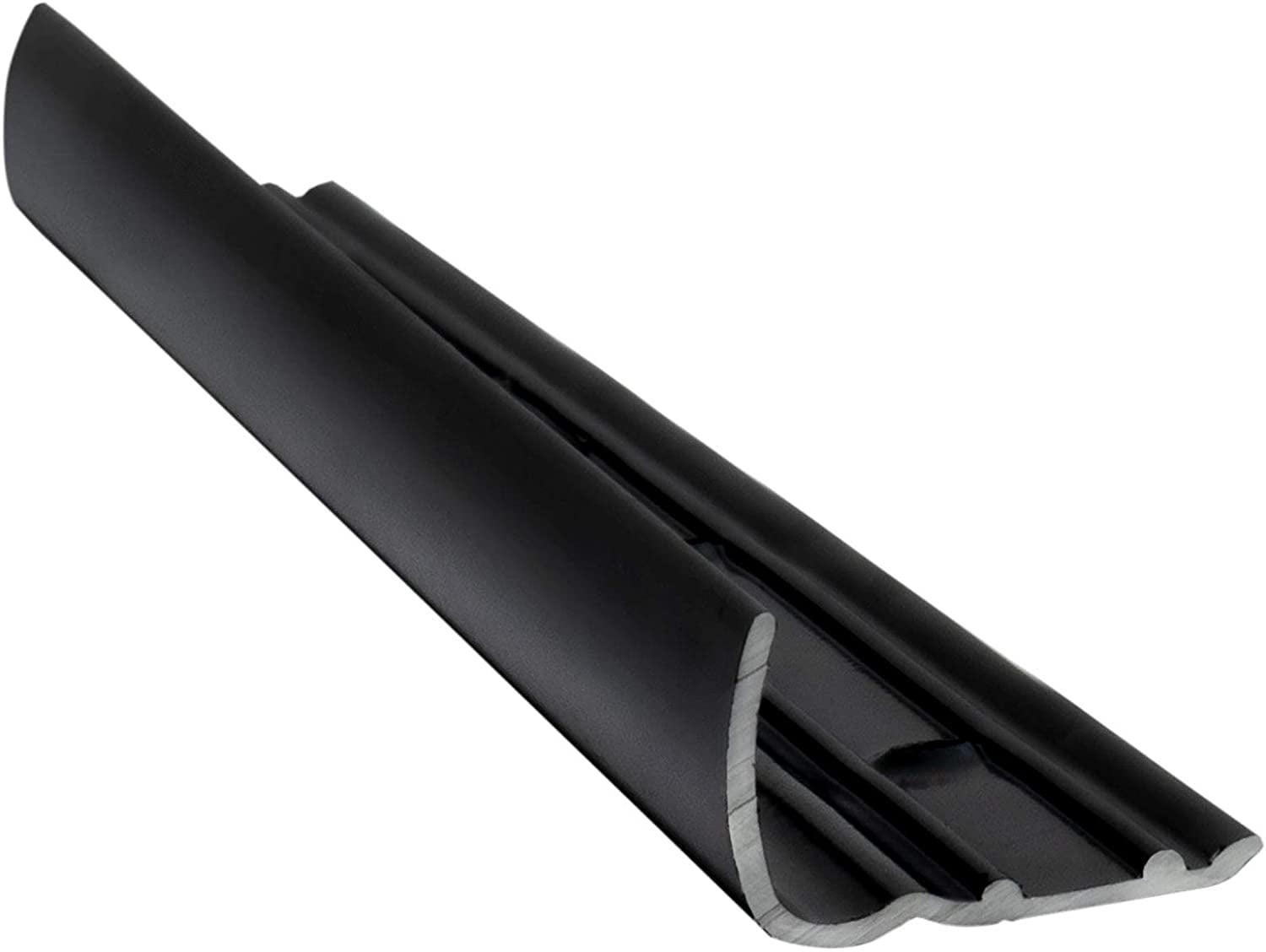 RecPro RV Bottom Fiberglass Trim | Non-Insert RV Trim Edge | Black or ...