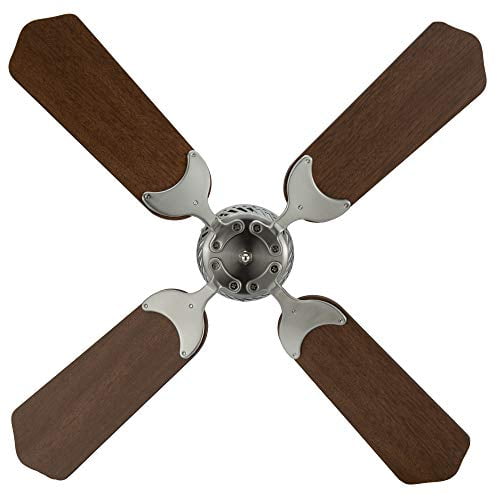 RecPro RV Ceiling Fan | 12V | 36" Brushed Nickel Finish | 4 Blades ...