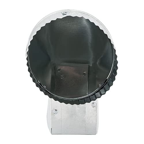 RecPro RV Ducting 4 Inch 90-Degree Register Boot | Torpedo Crimped Boot ...