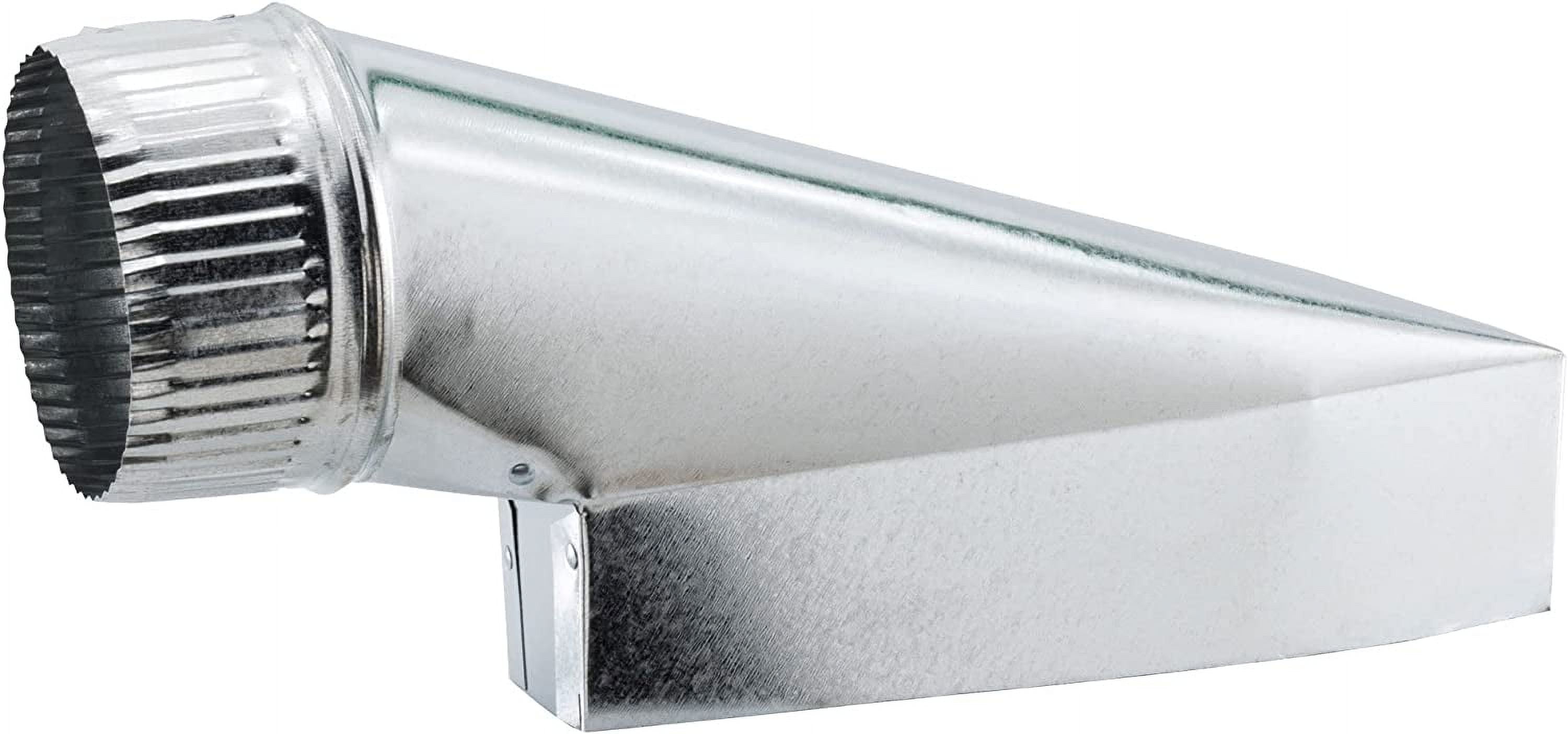 RecPro RV Ducting 4 Inch 90-Degree Register Boot | Torpedo Crimped Boot ...