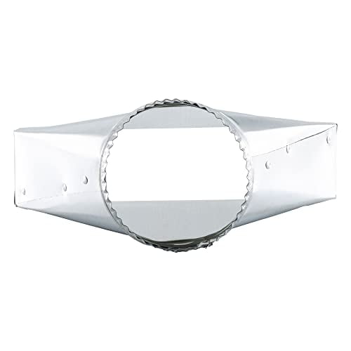 RecPro RV Ducting 4-Inch Straight Register Boot | Straight Crimped Boot ...