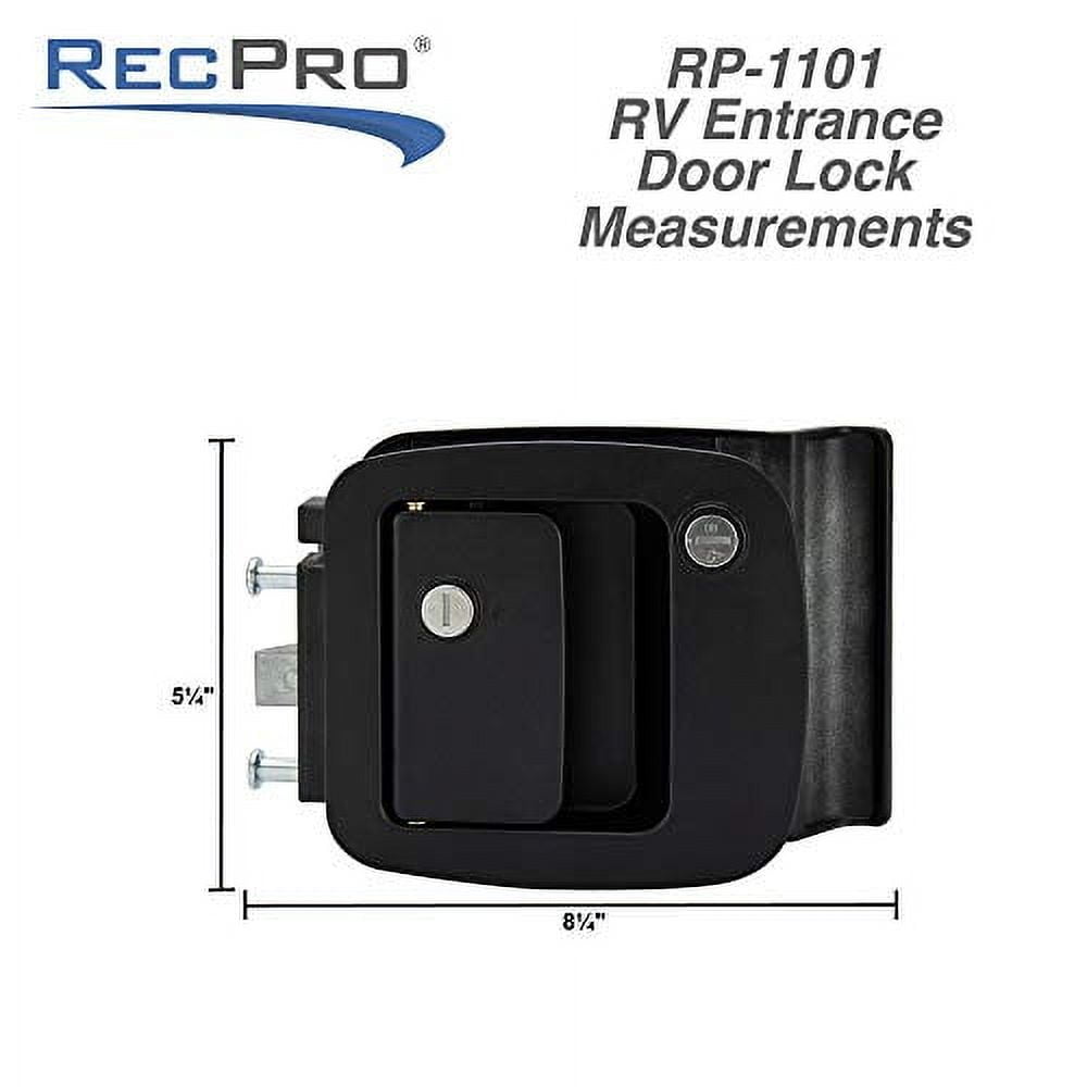 RecPro RV Entrance Door Lock BP-12RV 2-Pin Safety Lock | Camper Door ...