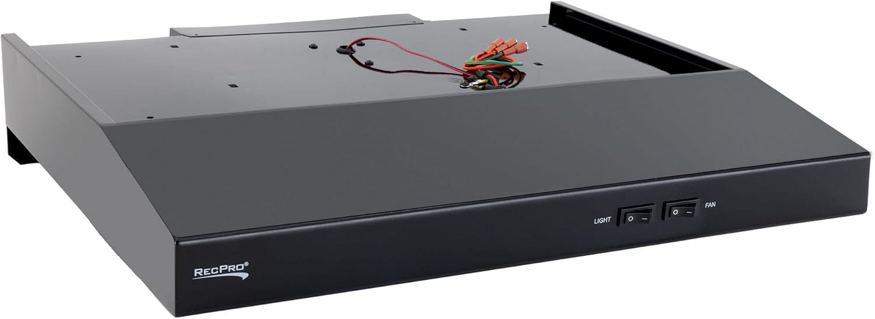 RecPro RV Range Hood with Charcoal Filter & LED Lamp | 12V DC Motor ...