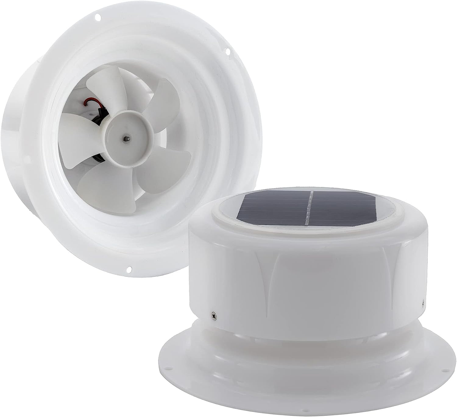 RecPro RV Solar Ventilation Fan | Solar Powered Ceiling Vent with Fan ...