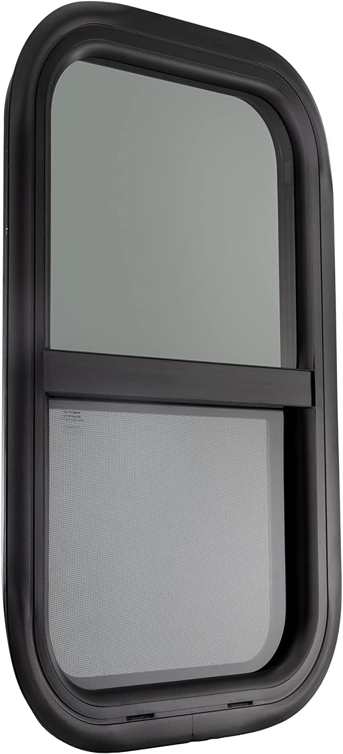 RecPro RV Window | 14" W x 22" H | Teardrop Vertical Slide | RV Window ...
