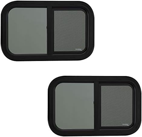 RecPro RV Window | 24" W x 15" H | Teardrop Horizontal Slide | RV ...