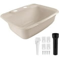RecPro Rectangle RV Bathroom Sink | Single Bowl Lavatory Sink | Camper ...