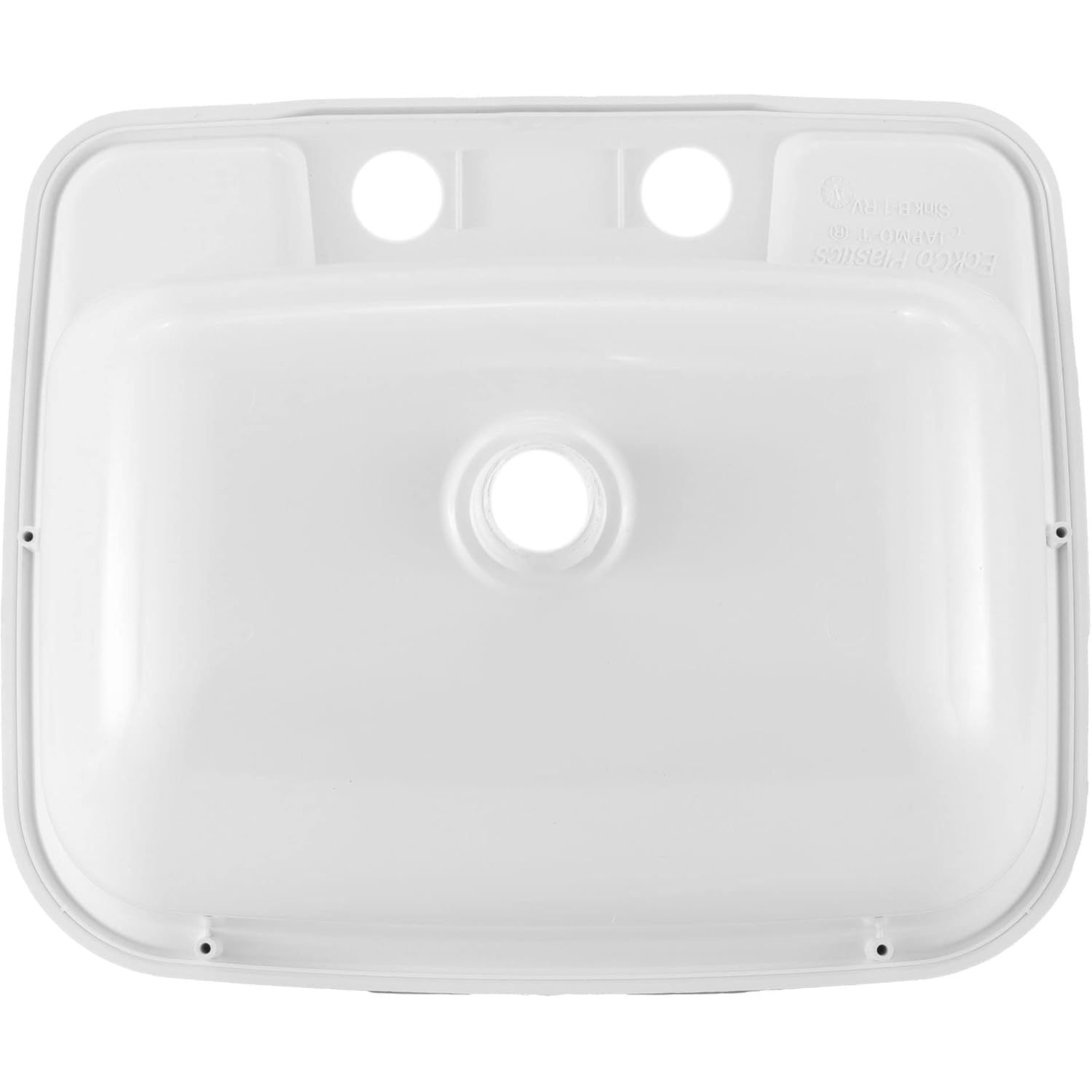 RecPro Rectangle RV Bathroom Sink | Single Bowl Lavatory Sink | Camper ...