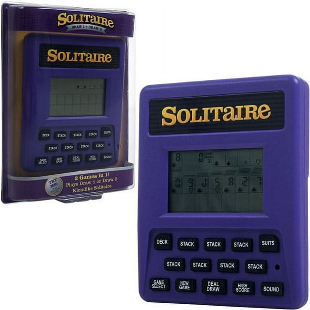 RecZone Handheld Digital Solitaire Game for Travel - Walmart.com