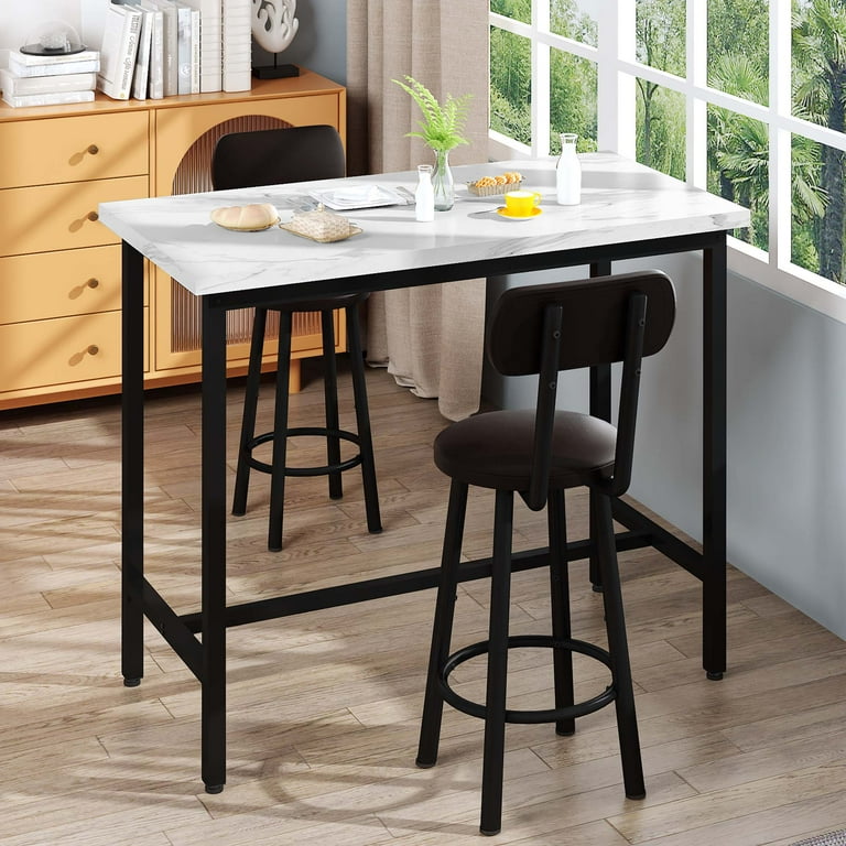 Marble top pub table sets store