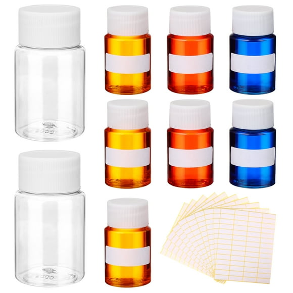 Glass Pill Bottles