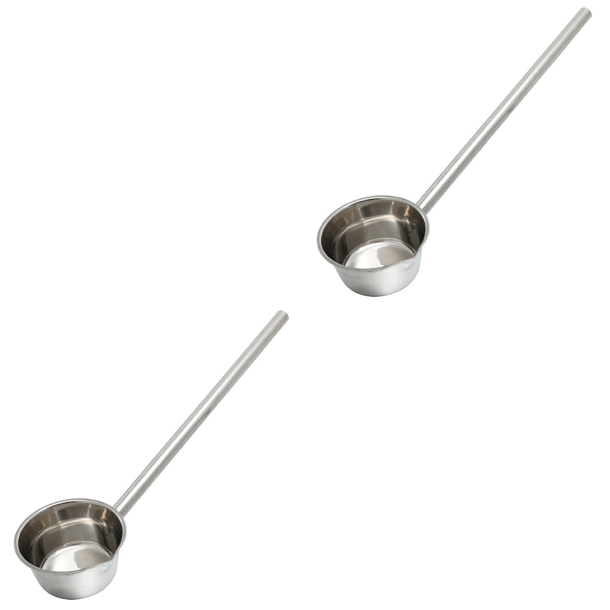 Recardis 2pcs Multi-purpose Long Handle Ladle Stainless Steel Garden ...