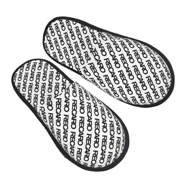 Recaro Houndstooth Guest Slippers for Bathroom Women Custom Print House ...