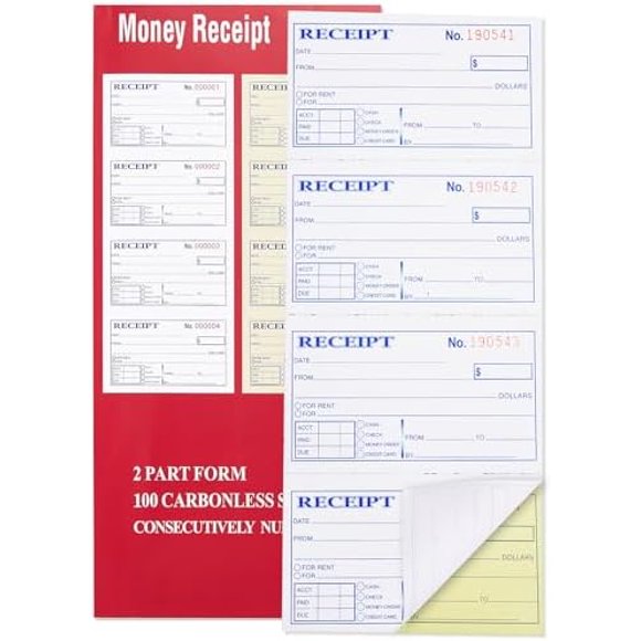 Receipt & Order Books in Forms & Recordkeeping - Walmart.com
