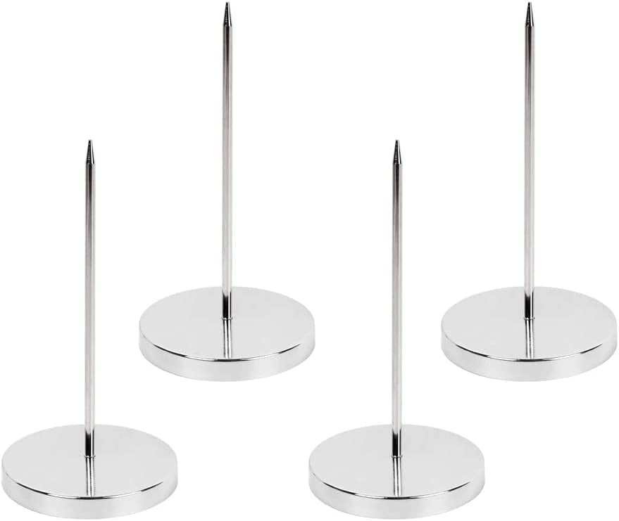 Receipt Holder Spike Bill Desk Straight Rod Paper Stick Receipts Check ...