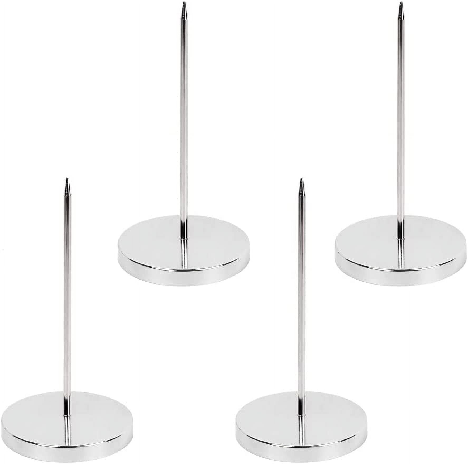 Receipt Holder Spike Bill Desk Straight Rod Paper Stick Receipts Check ...