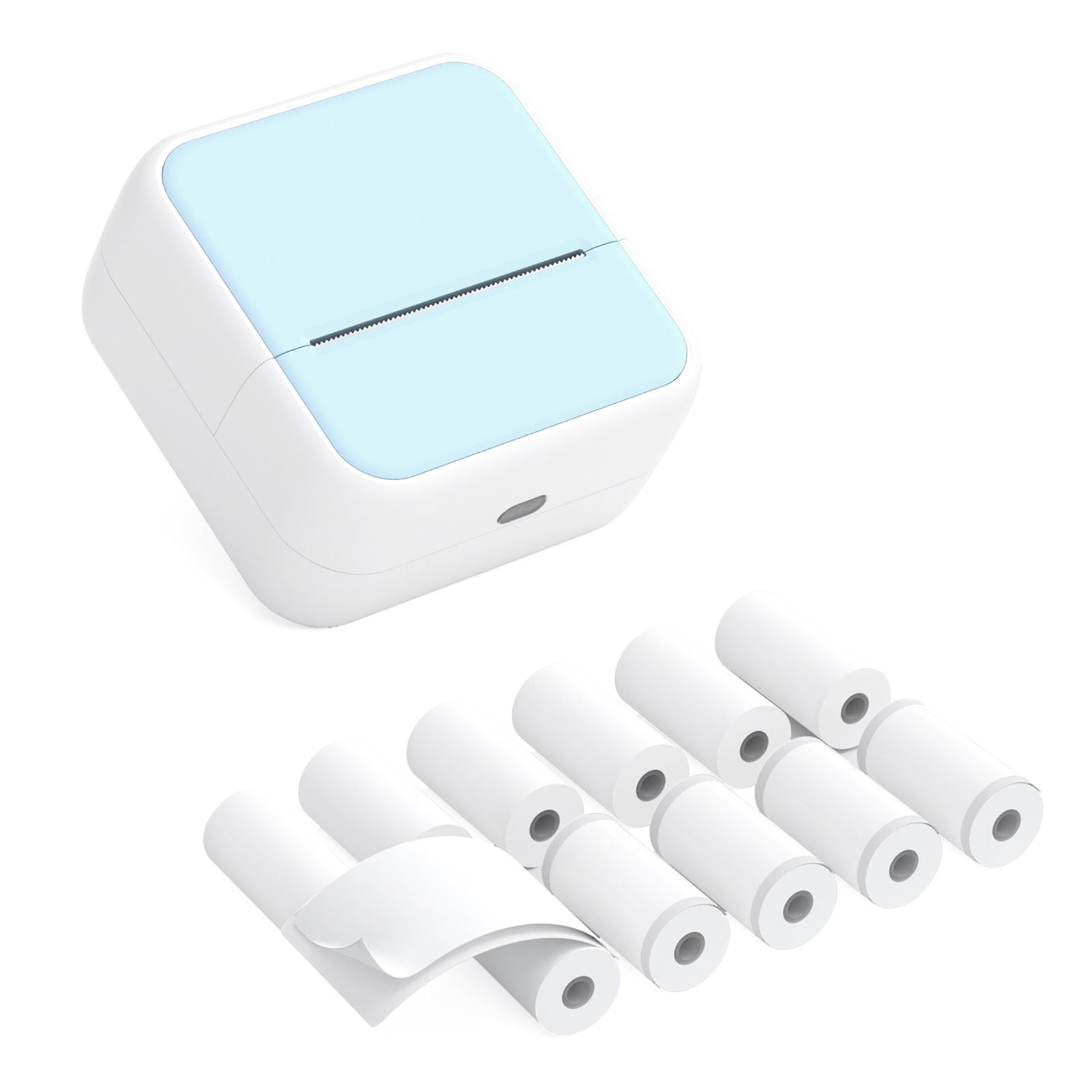 Receipt Mini Pocket Printer Portable Thermal Photo Printing Label Maker ...