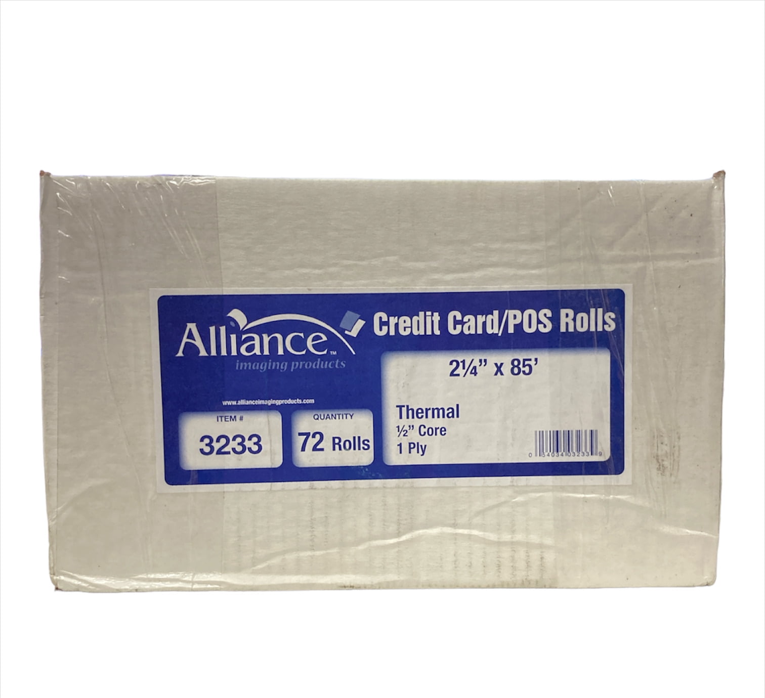 Receipt Paper Rolls 2 ¼ x 85 Alliance Thermal, 72 roll | case, white ...