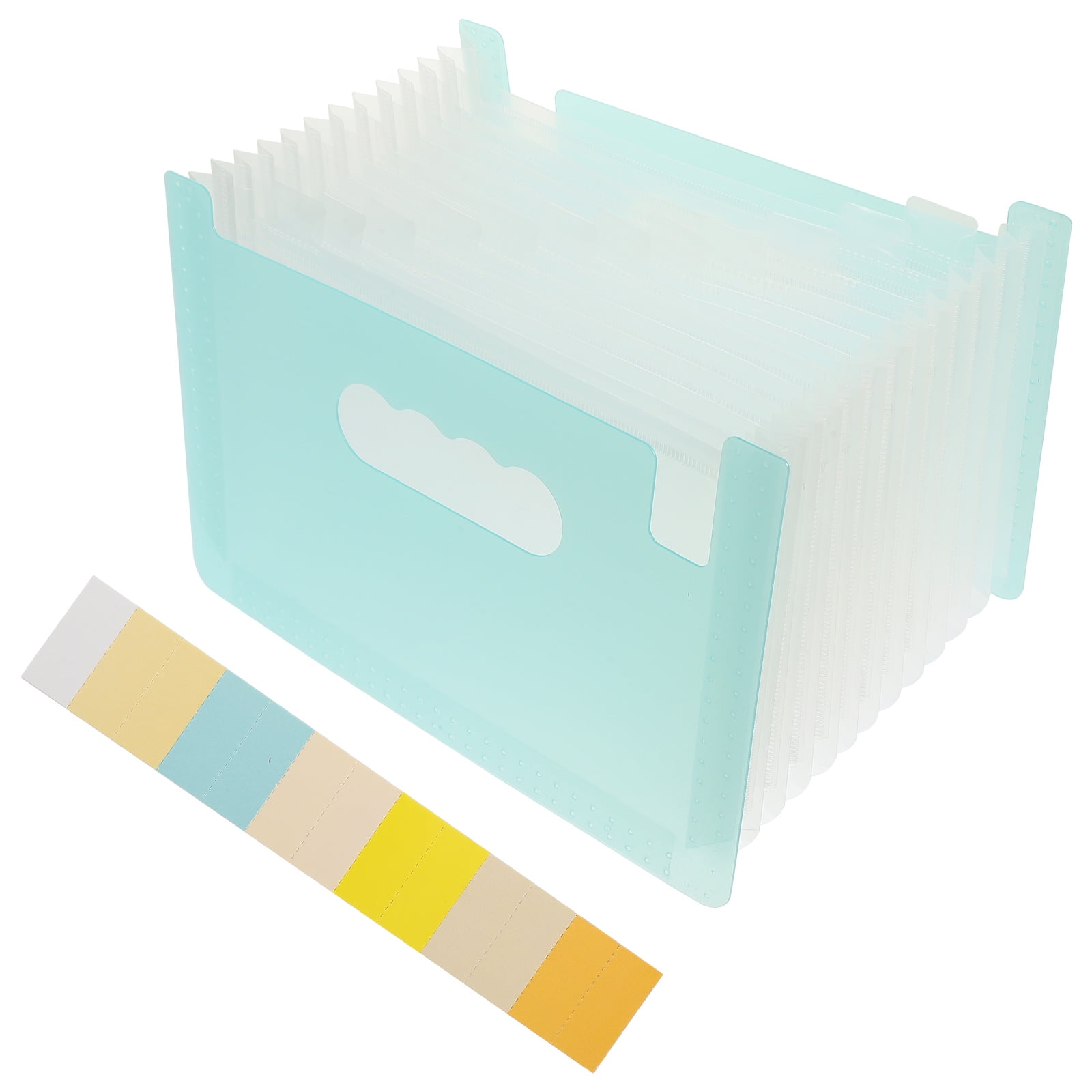 Receipt Storage Accordion File Folder Portable Coupon Holder Card ...