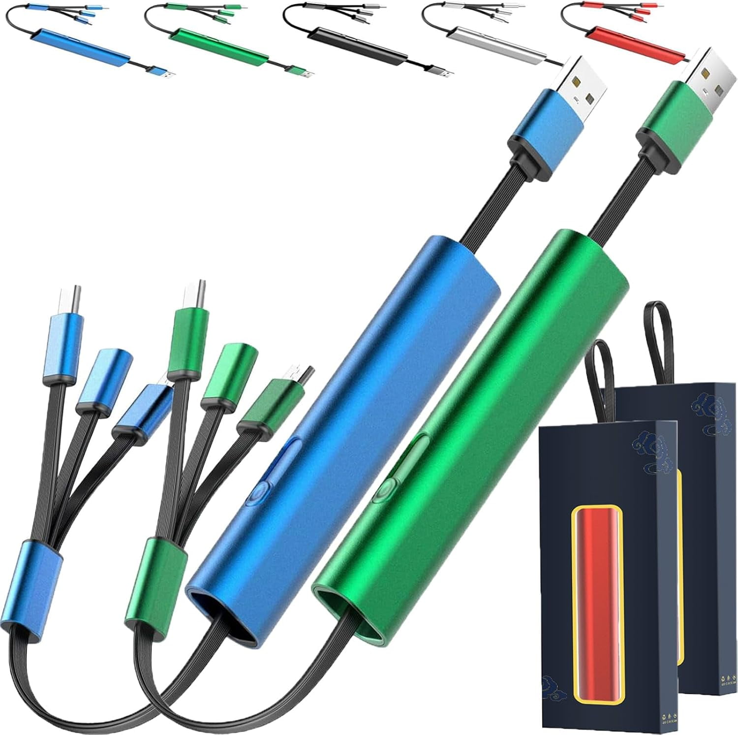 Receiptm 3-in-1 Fast Charging Cable, Receiptm 3 in One Charger ...