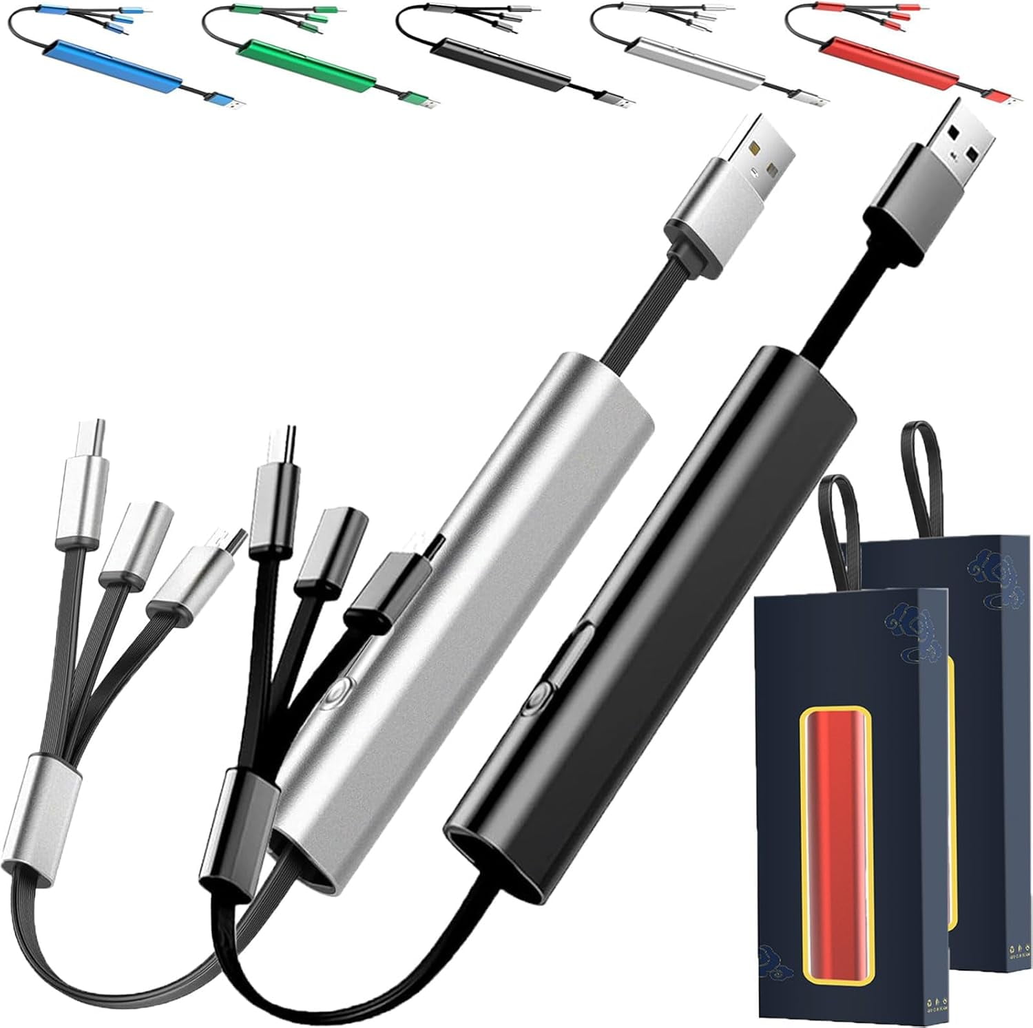 Receiptm 3-in-1 Fast Charging Cable, Receiptm 3 in One Charger ...