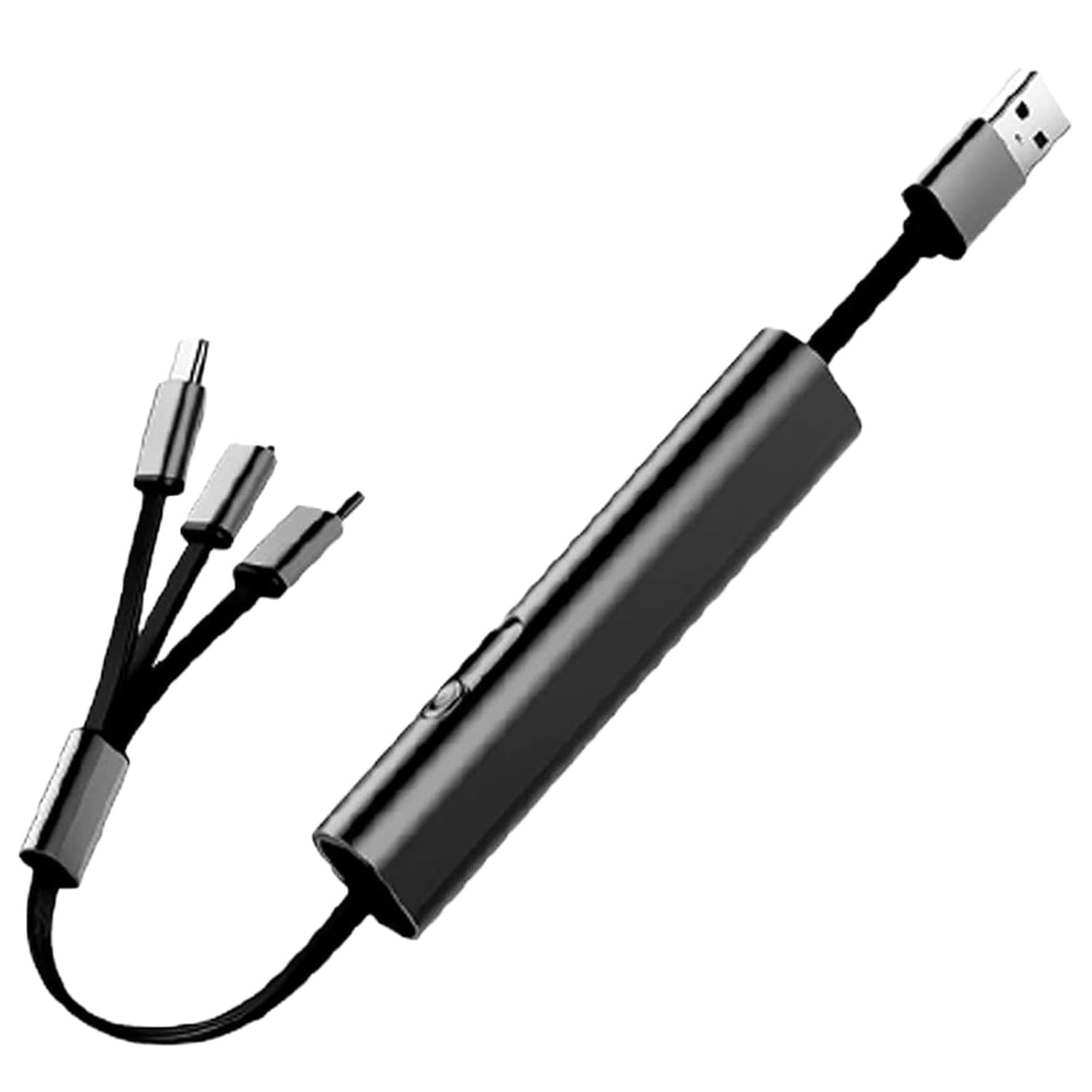 Receiptm 3-in-1 Fast Charging Cable, Retractable Charger 3 in 1 USB ...