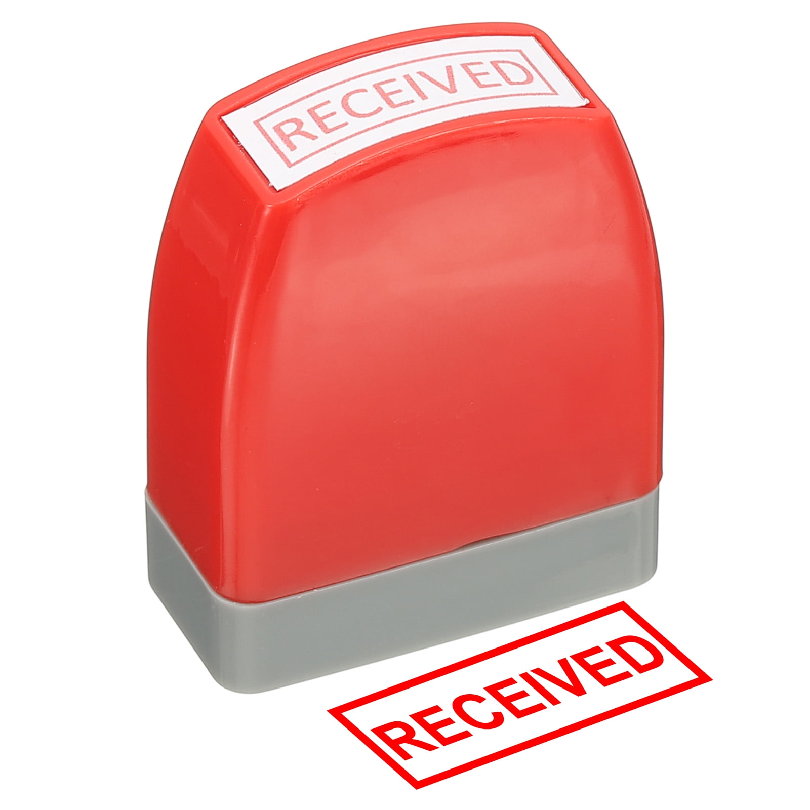Received Notice Stamp Self Inking, Red Ink Office Stamps Pre Inked ...