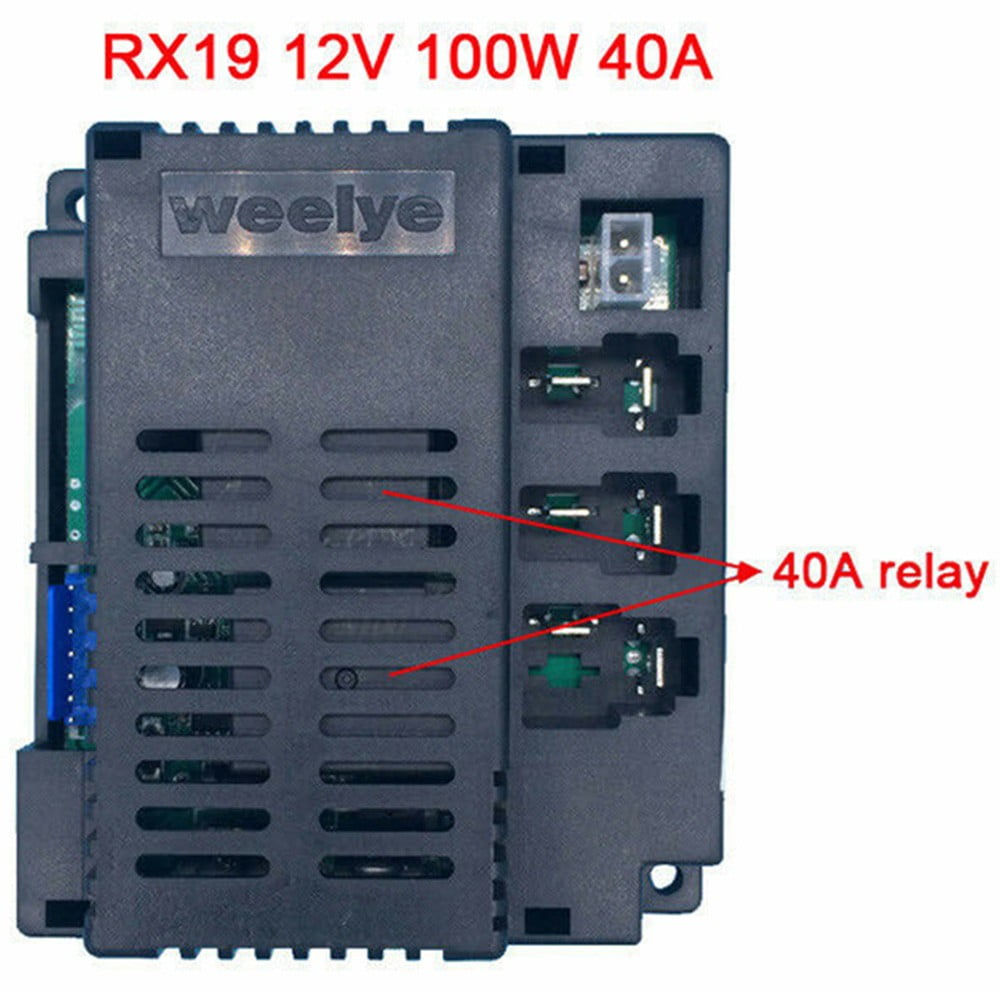 Receiver 6V 12V 24V and 2.4G RC for Children\'s Electric Toy Car RX19 12V Receiver - Walmart.com