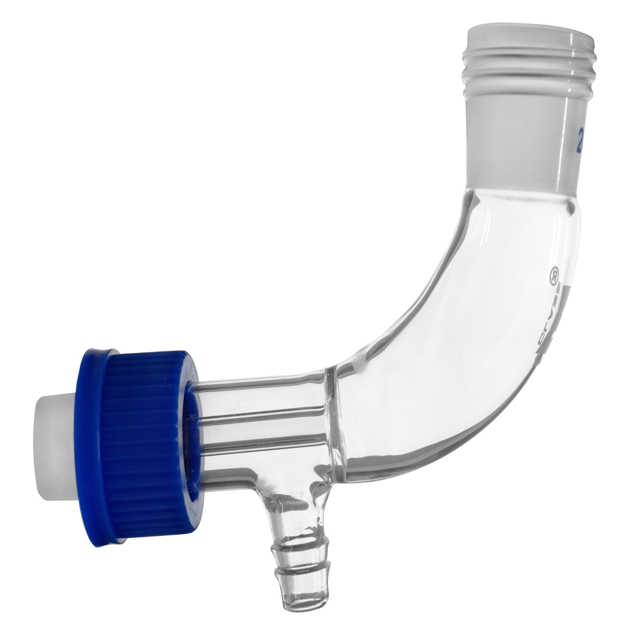 Receiver Adapter with Vacuum Connection - Screw Thread - 24/29 Joint ...