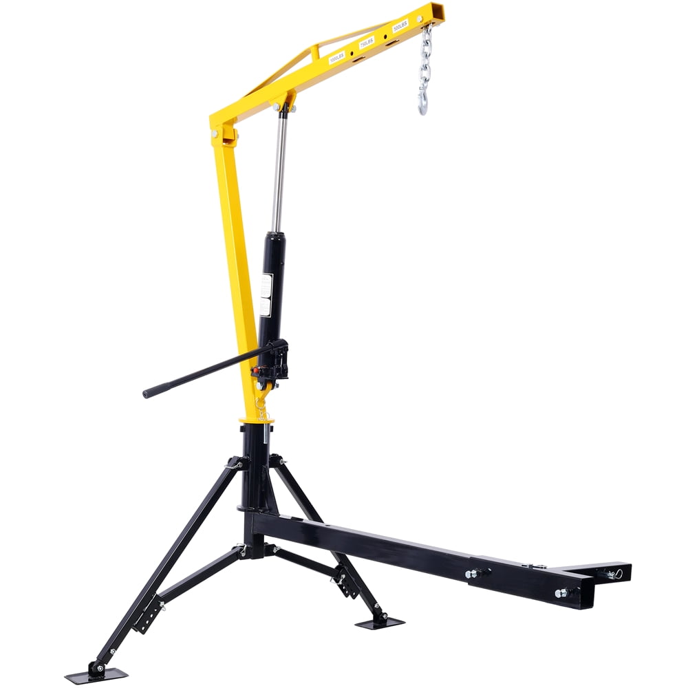Receiver Hitch Mounted Hydraulic Pickup Truck Crane, 1000 lbs Capacity ...