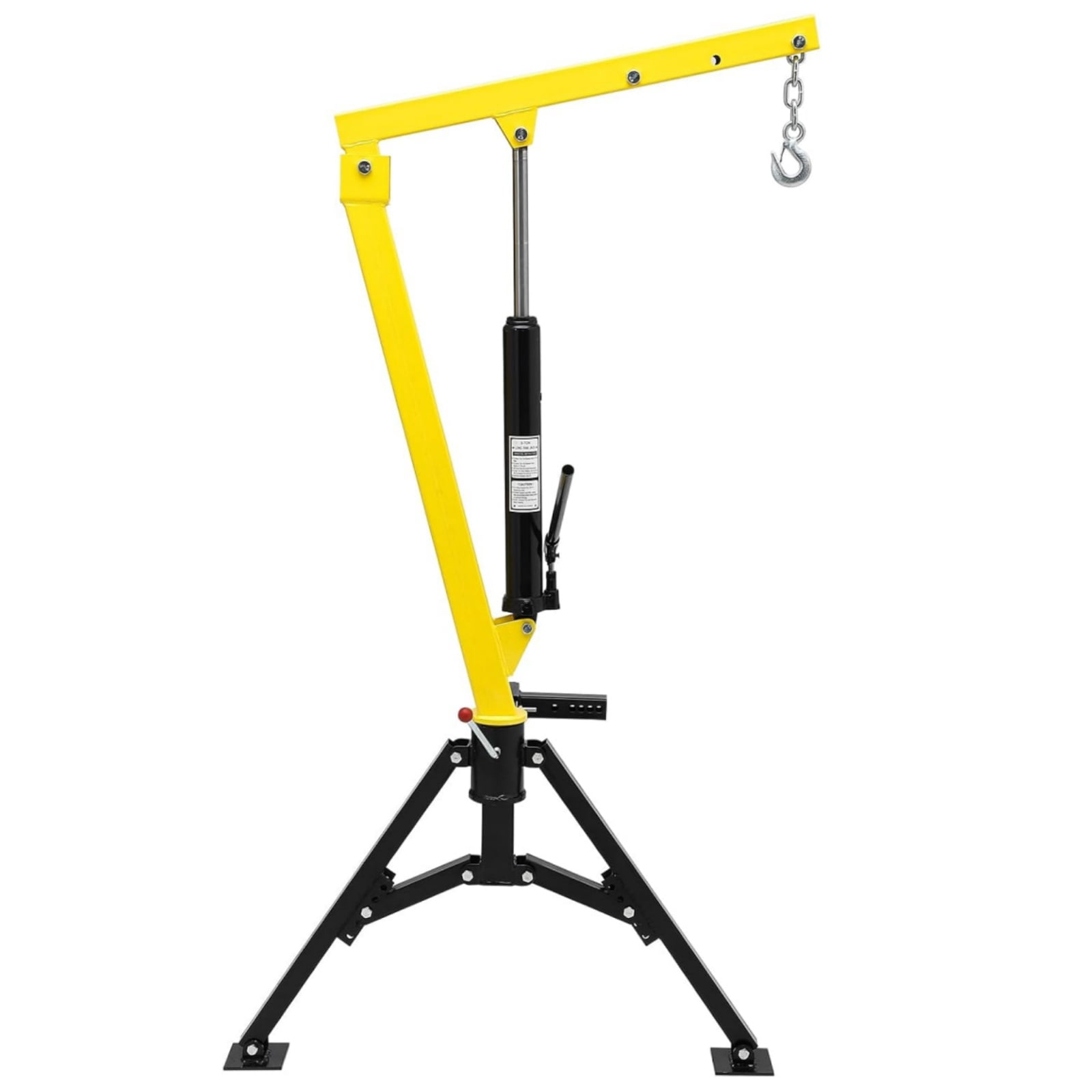 Receiver Hitch Mounted Hydraulic Swivel Pickup Truck Crane, 1000 lbs ...