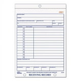 Receiving Record Book, Three-Part Carbonless, 5.56 X 7.94, 1/page, 50 ...