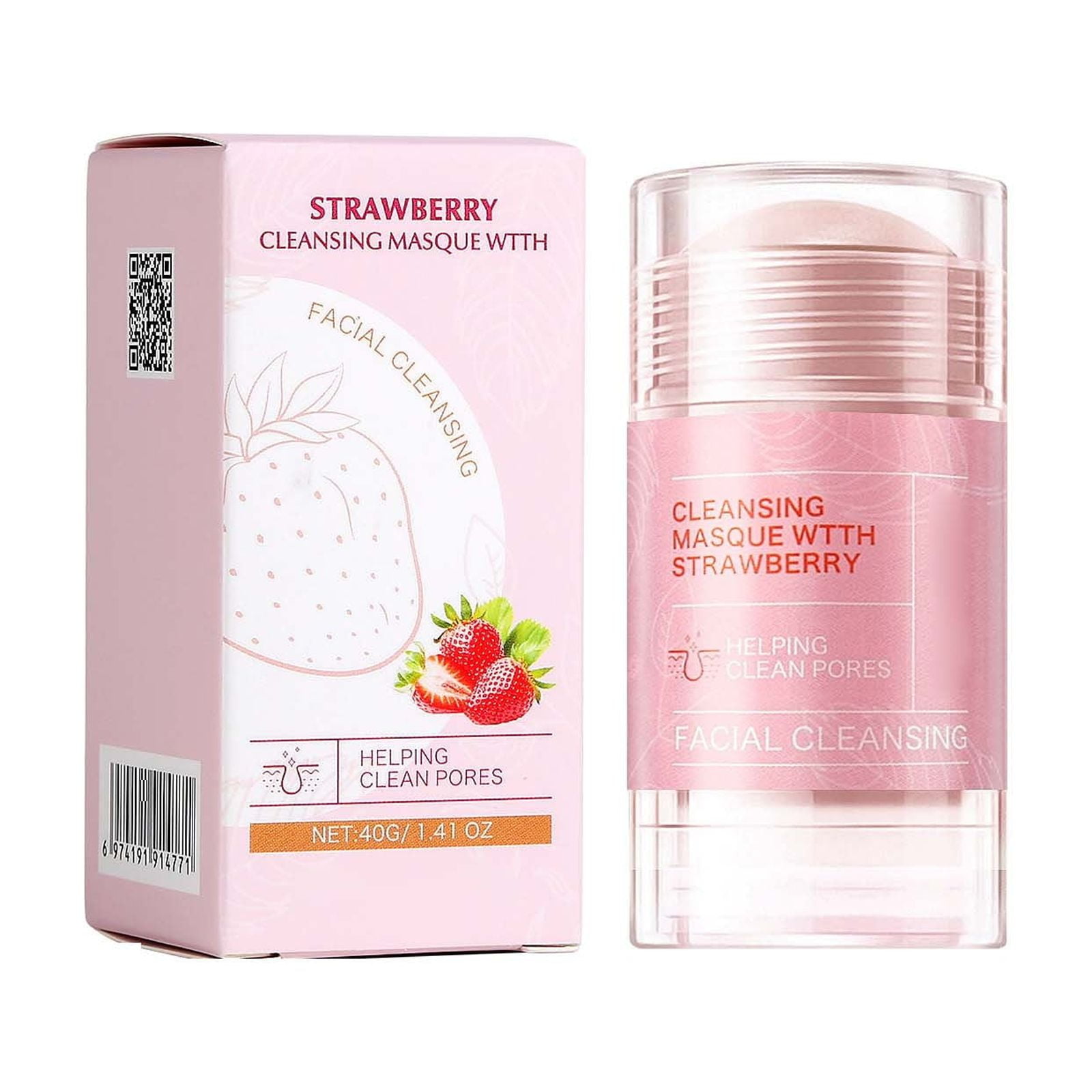 Recent Order! Collagen Mask Clay Clay Strawberry Clay Deep Clean Pores ...