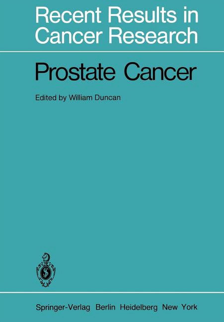 Recent Results in Cancer Research Prostate Cancer, Book 78, (Paperback ...