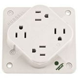 Receptacle Hospital Grade 4-Plex 20A 125V 5-20R White - Walmart.com