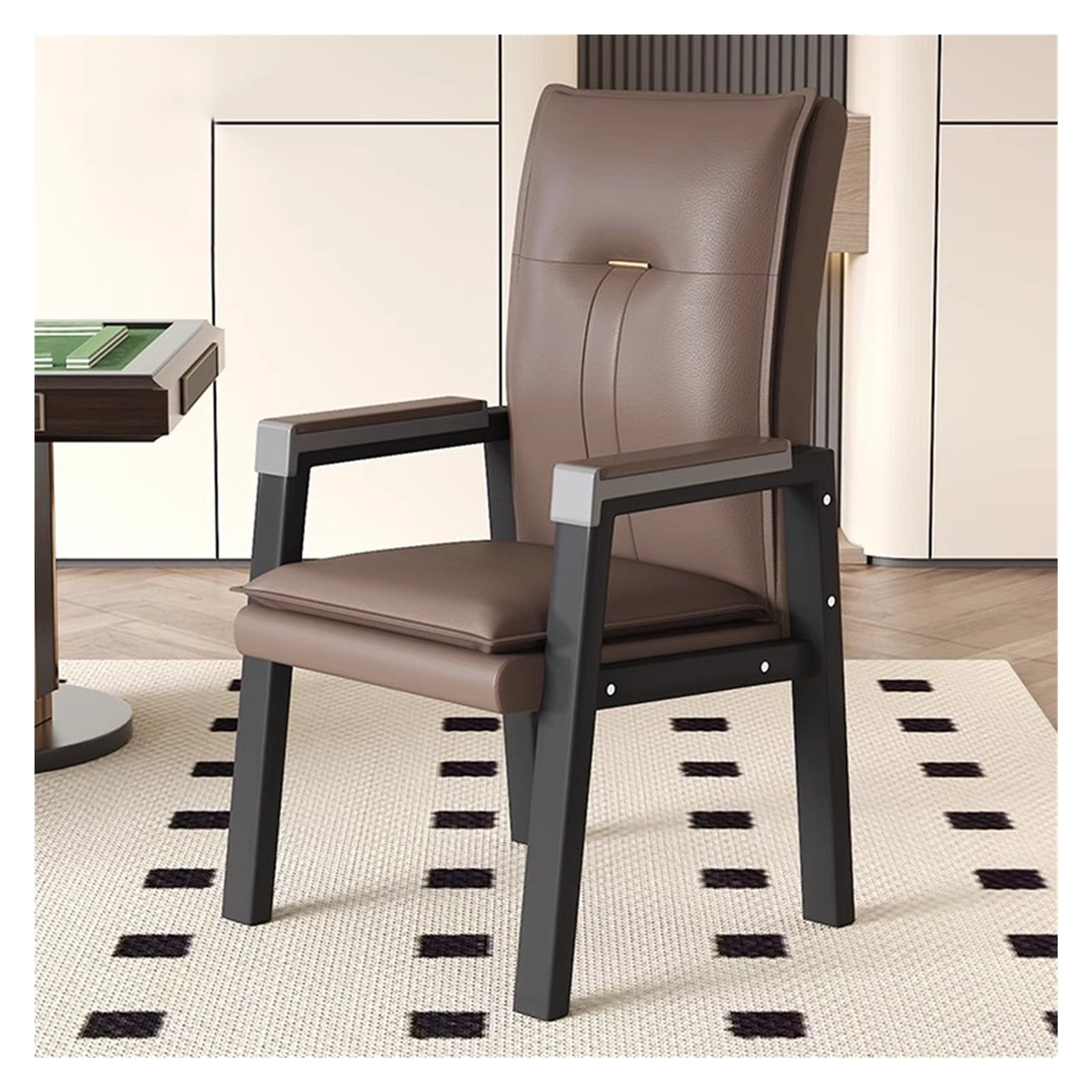 Reception Armchairs Waiting Room Chairs Executive Leather Guest Chairs ...