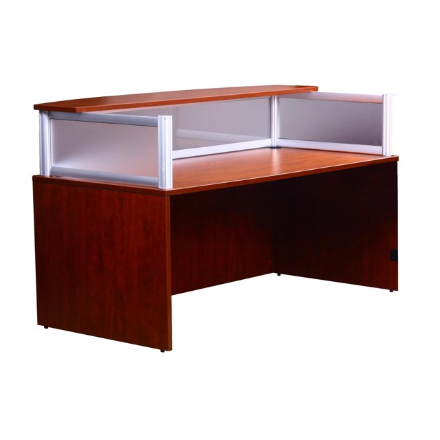 Reception Desk with Plexiglass - Walmart.com