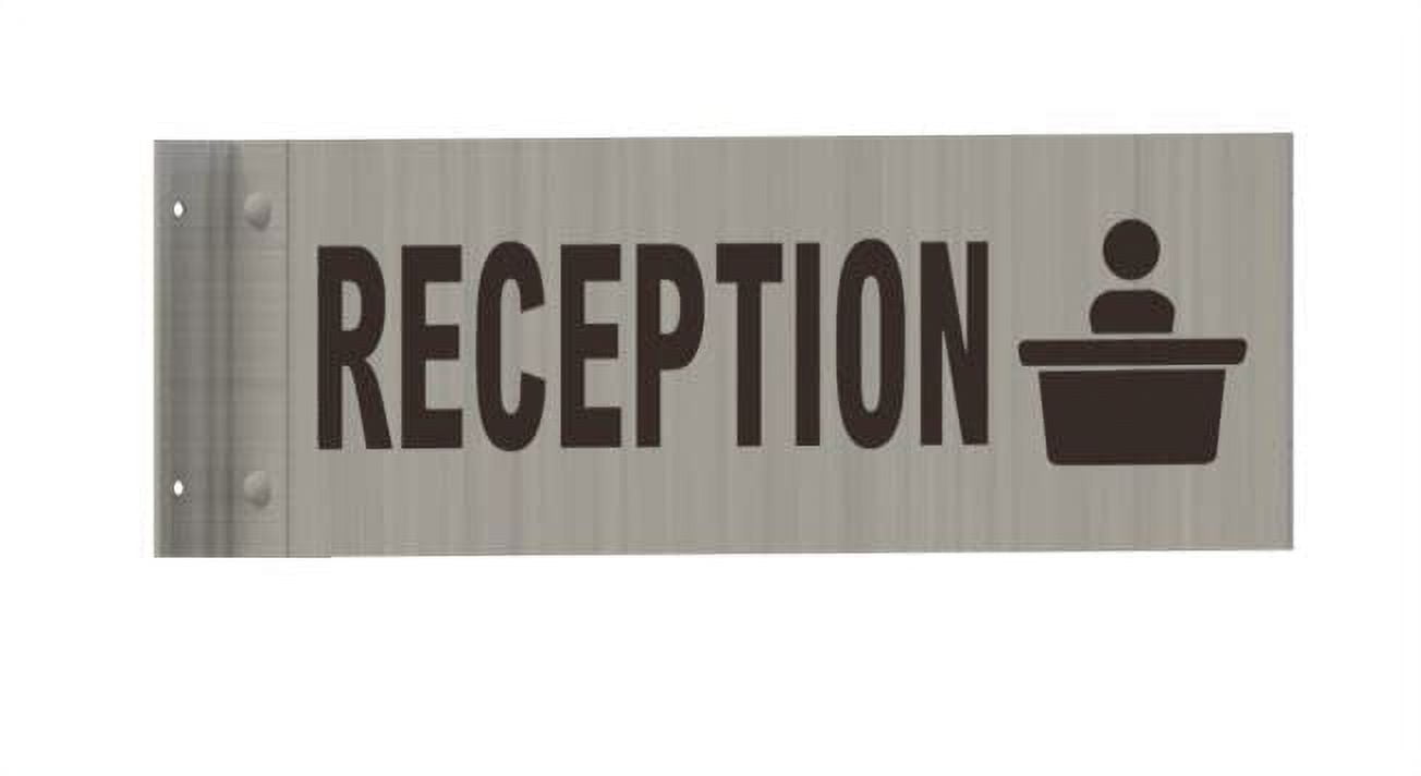 Reception Sign -Two-Sided/Double Sided Projecting, Corridor and Hallway ...