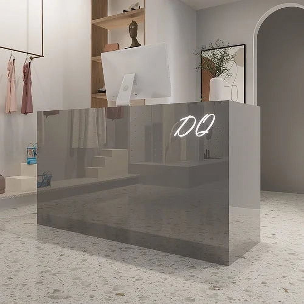 Receptionist Pulpit Cash Counter Desk Restaurant Tables White Mobile ...