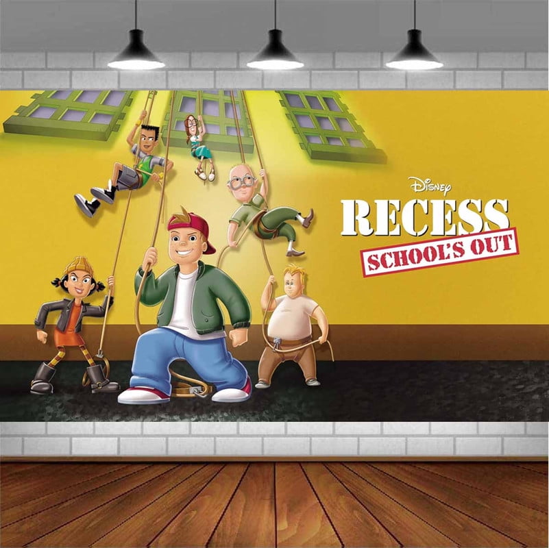 Recess Backdrop Banner Party Supplies Poster Movie Theme Background for ...