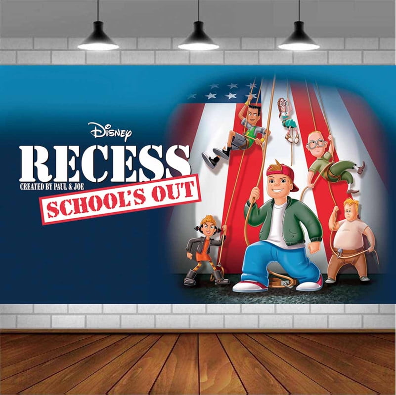 Recess Backdrop Banner Party Supplies Poster Movie Theme Background for ...