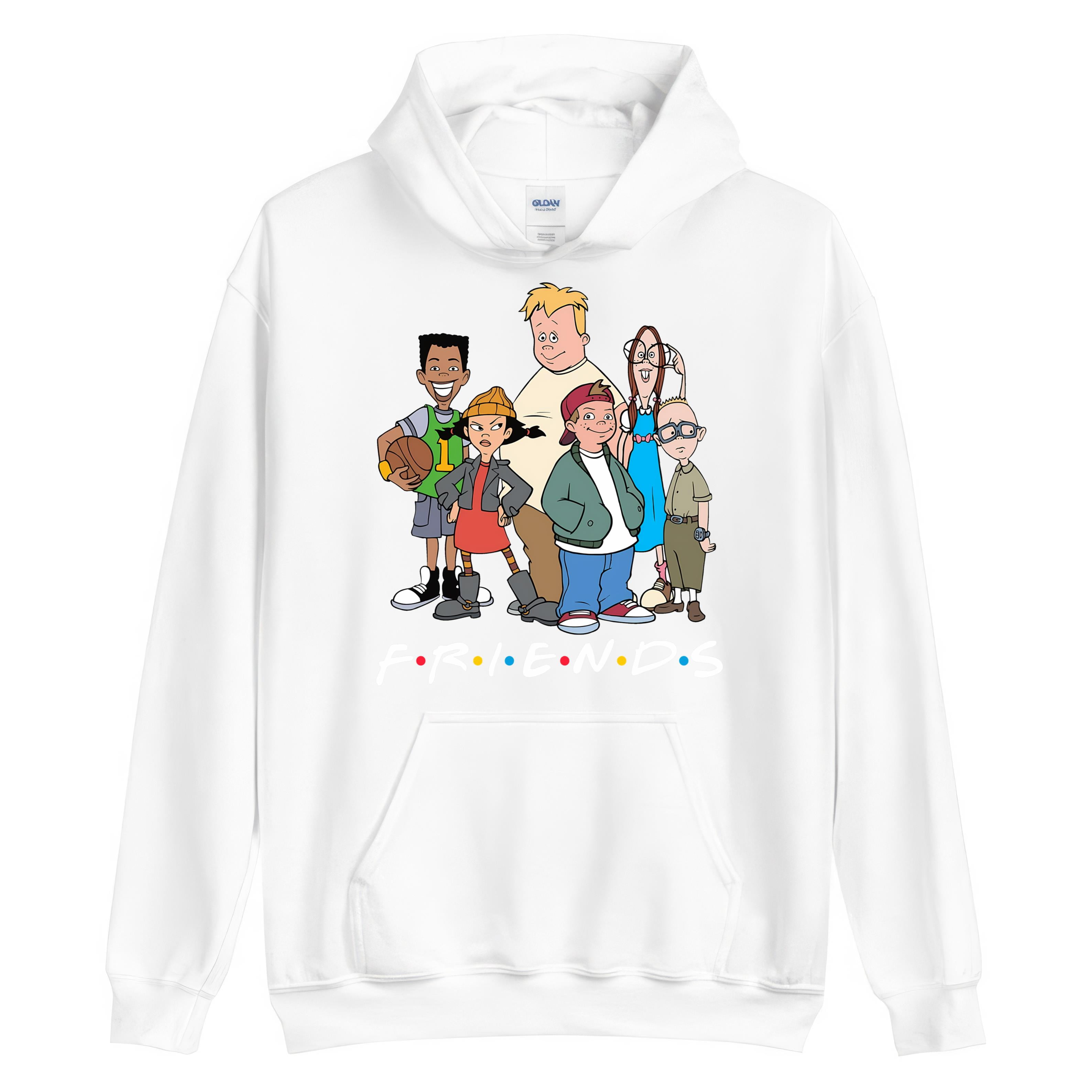 Recess Characters Friends 90s Cartoon Tshirt, Vintage Recess TV Show T ...