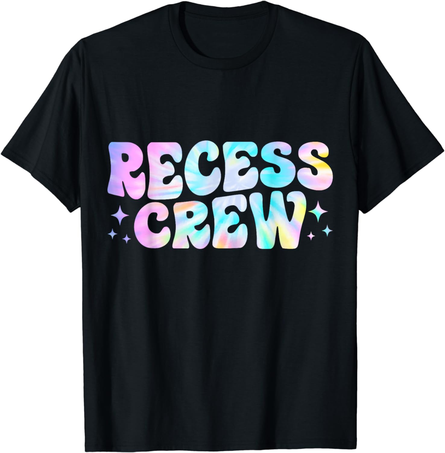 Recess Crew Teacher Student Monitor Back to School Tie Dye T-Shirt ...