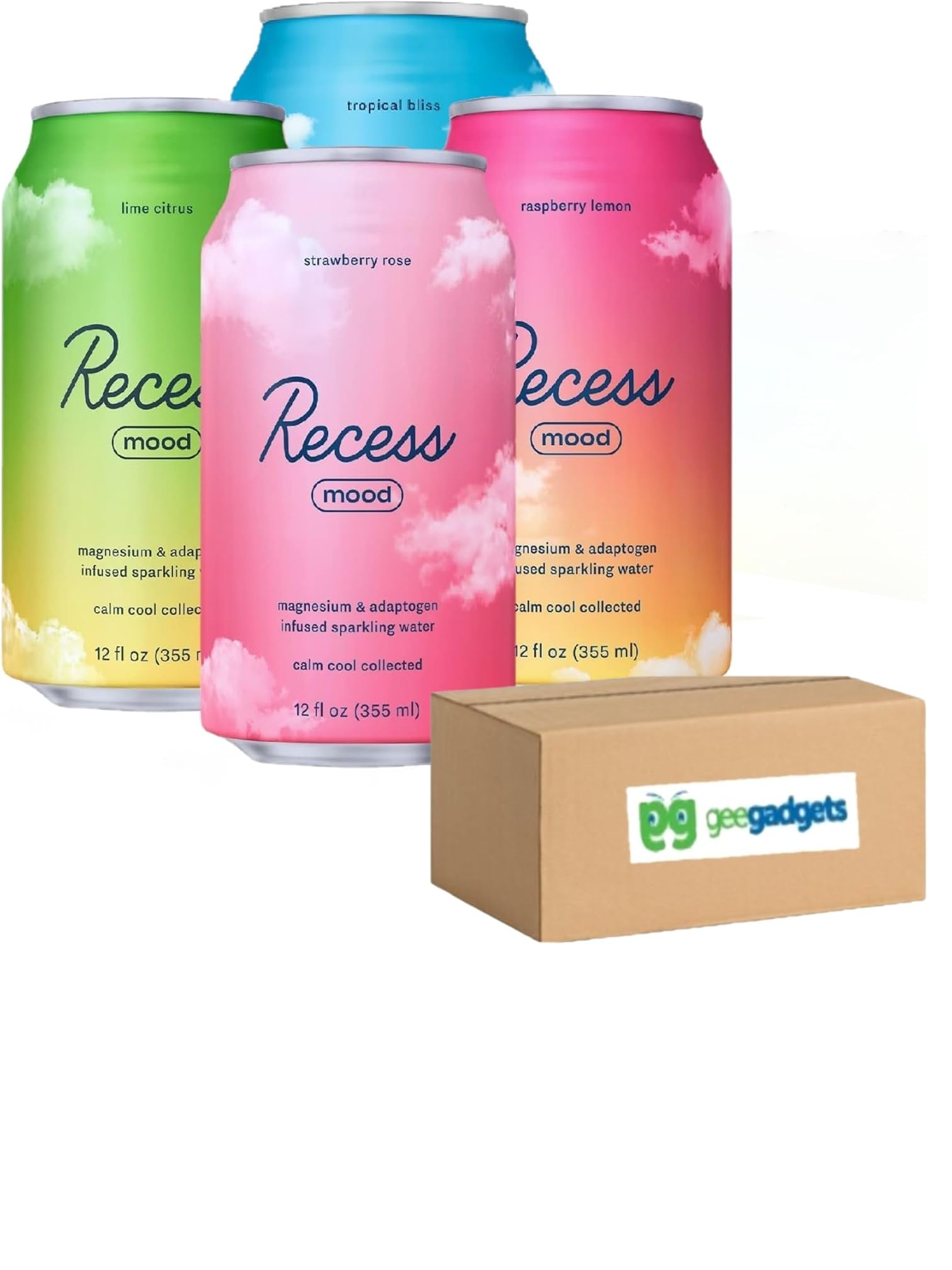 Recess Mood Magnesium Supplement, Stress Relief Juice, 12 Fl Oz ...